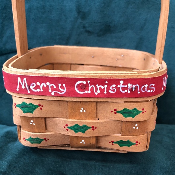 Longaberger | Accents | Longaberger Potpourri Basket Hand Painted ...